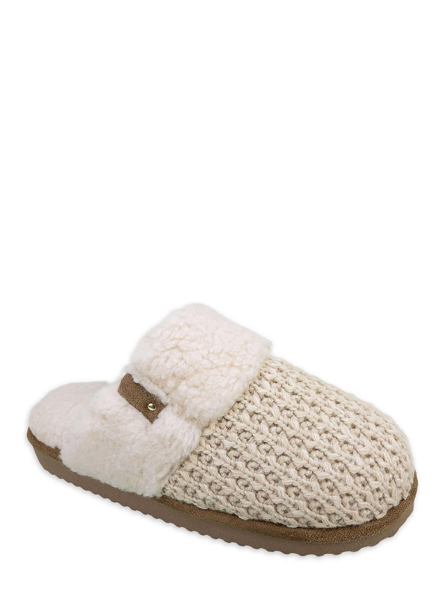 Secret Treasures Women's Knit Scuff Slipper - Walmart.com
