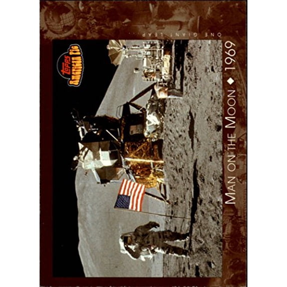 2001 Topps American Pie #129 Man On The Moon MLB Baseball Trading Card ...