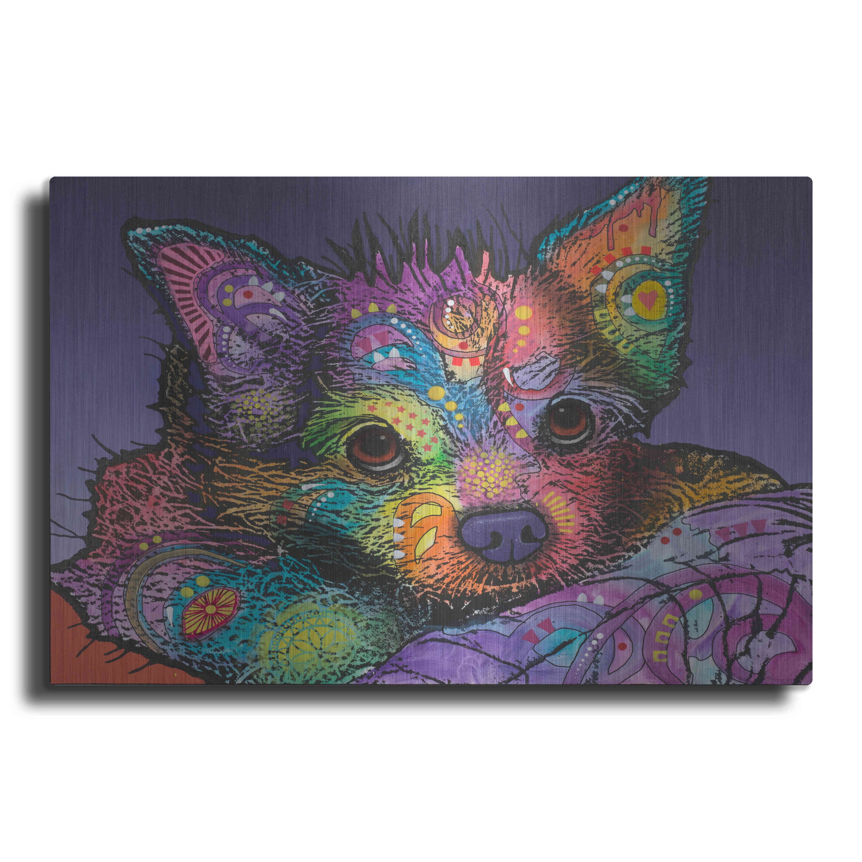 Luxe Metal Art 'Romeo' by Dean Russo, Metal Wall Art, 24"x16" - Walmart.com