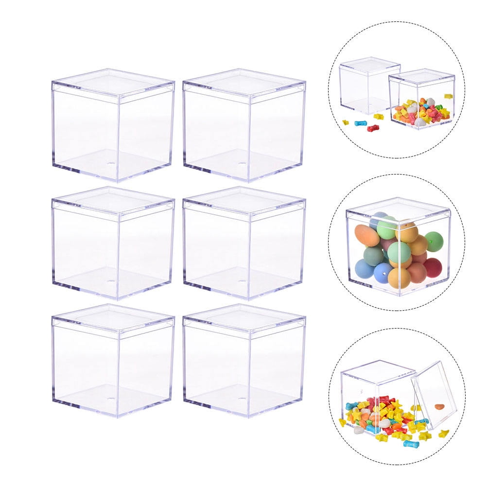 Click here for Milisten 6pcs Clear Acrylic Candy Containers Trans... prices