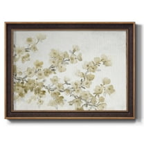 Neutral Cherry Blossom Composition II Premium Framed Canvas- Ready to ...