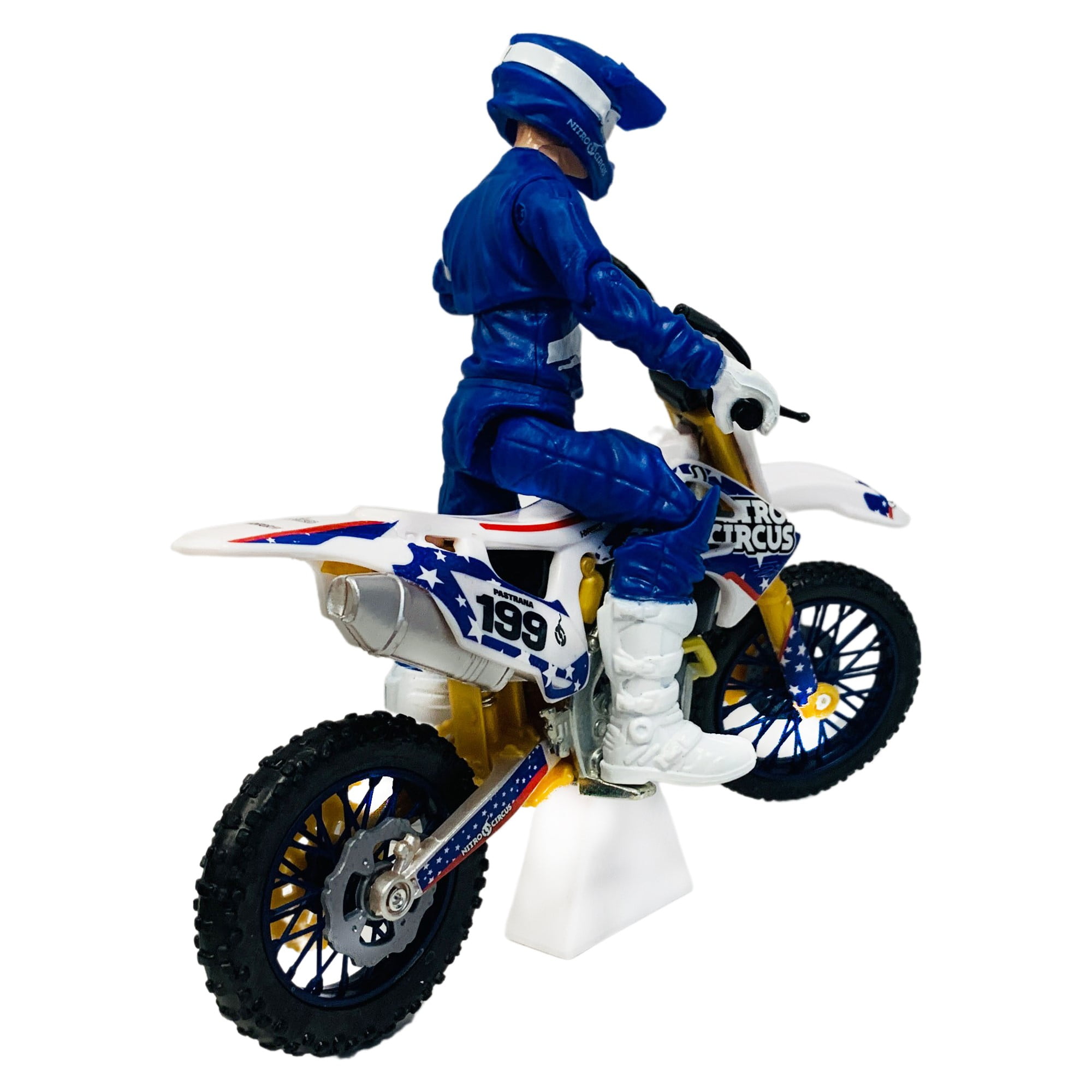 Buy Adventure Force Nitro Circus Dirt Bike & Rider Toy, 1:12 Replica ...