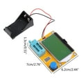 9V LCD Digital Tester LCR-T4 Meter 12864 Backlight Capacitance ...