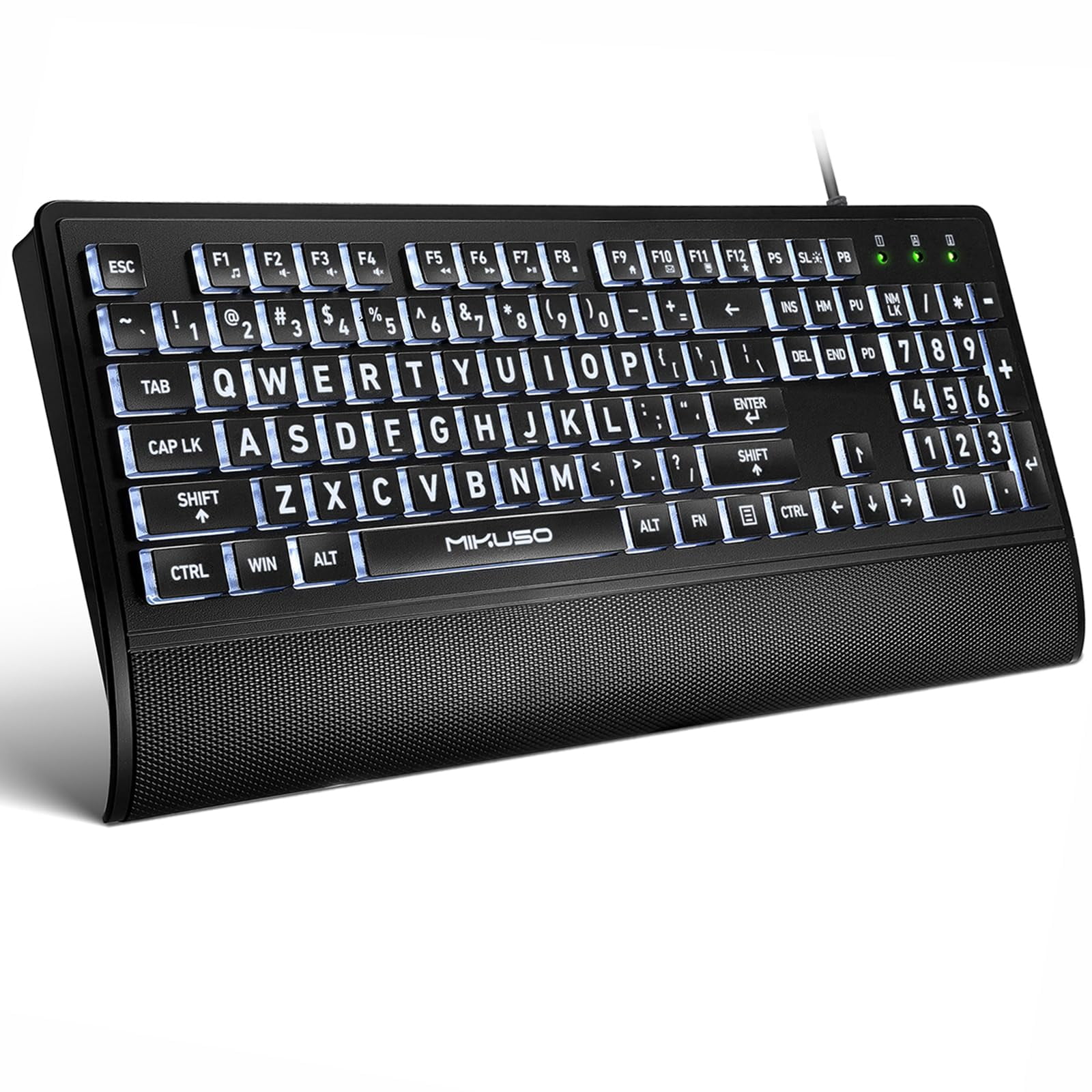 Click here for Mikuso Large Print Keyboard For Seniors visually I... prices