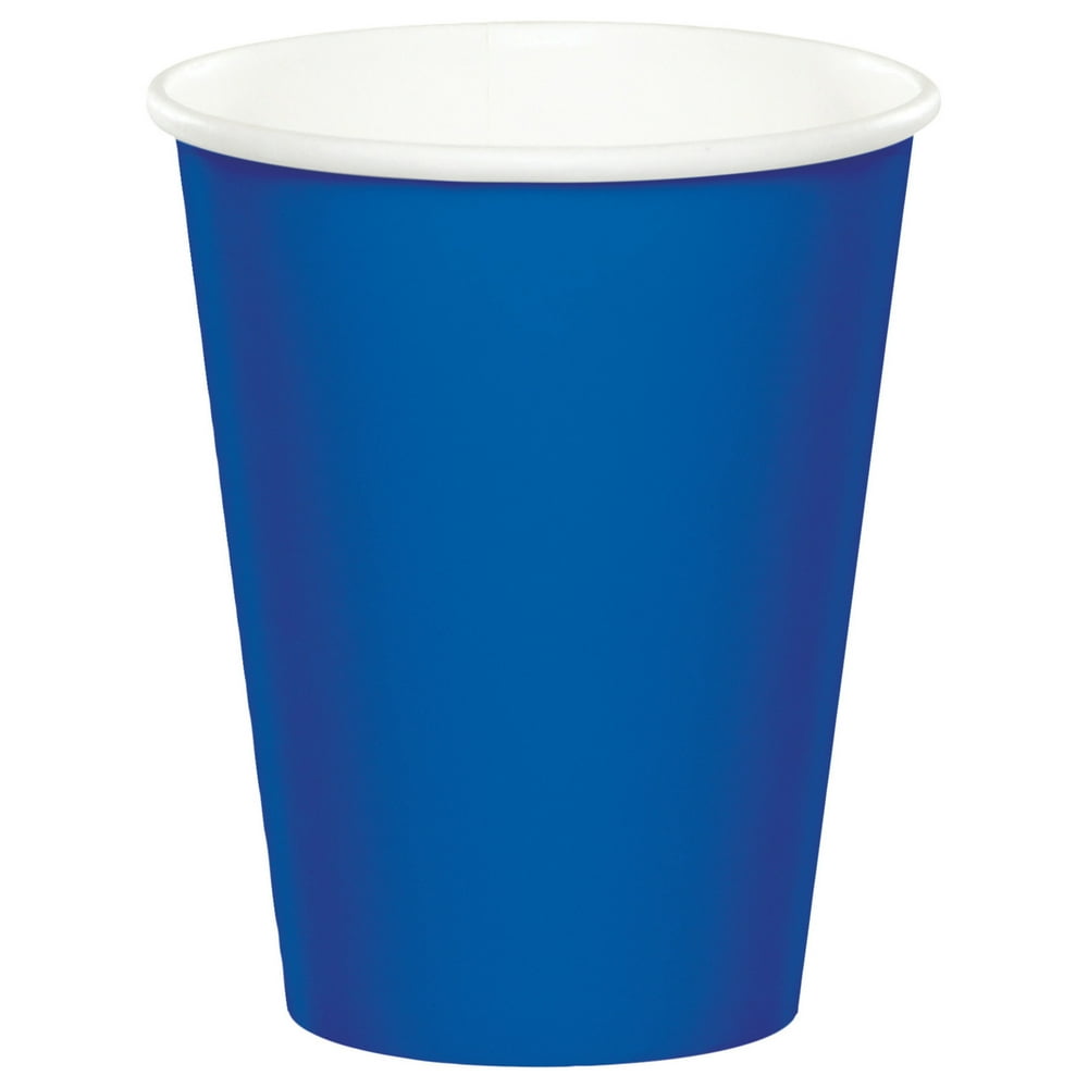 Cobalt Blue 9 oz Cups for 72 Guests - Walmart.com - Walmart.com