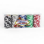 Complete Poker Set, Texas Hold'em Poker Set and Blackjack Card Game ...