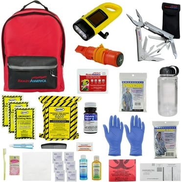 72-Hour Survival Backpack Kit for 2 - Includes Water, Food, & Shelter ...