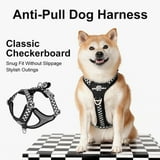 Dog Harness for Large Dogs, No Pull Service Vest with Reflective Strips ...