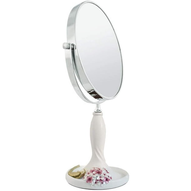 Mini Makeup Mirror Princess Mirror Folding Portable Mirror Hand Holding ...