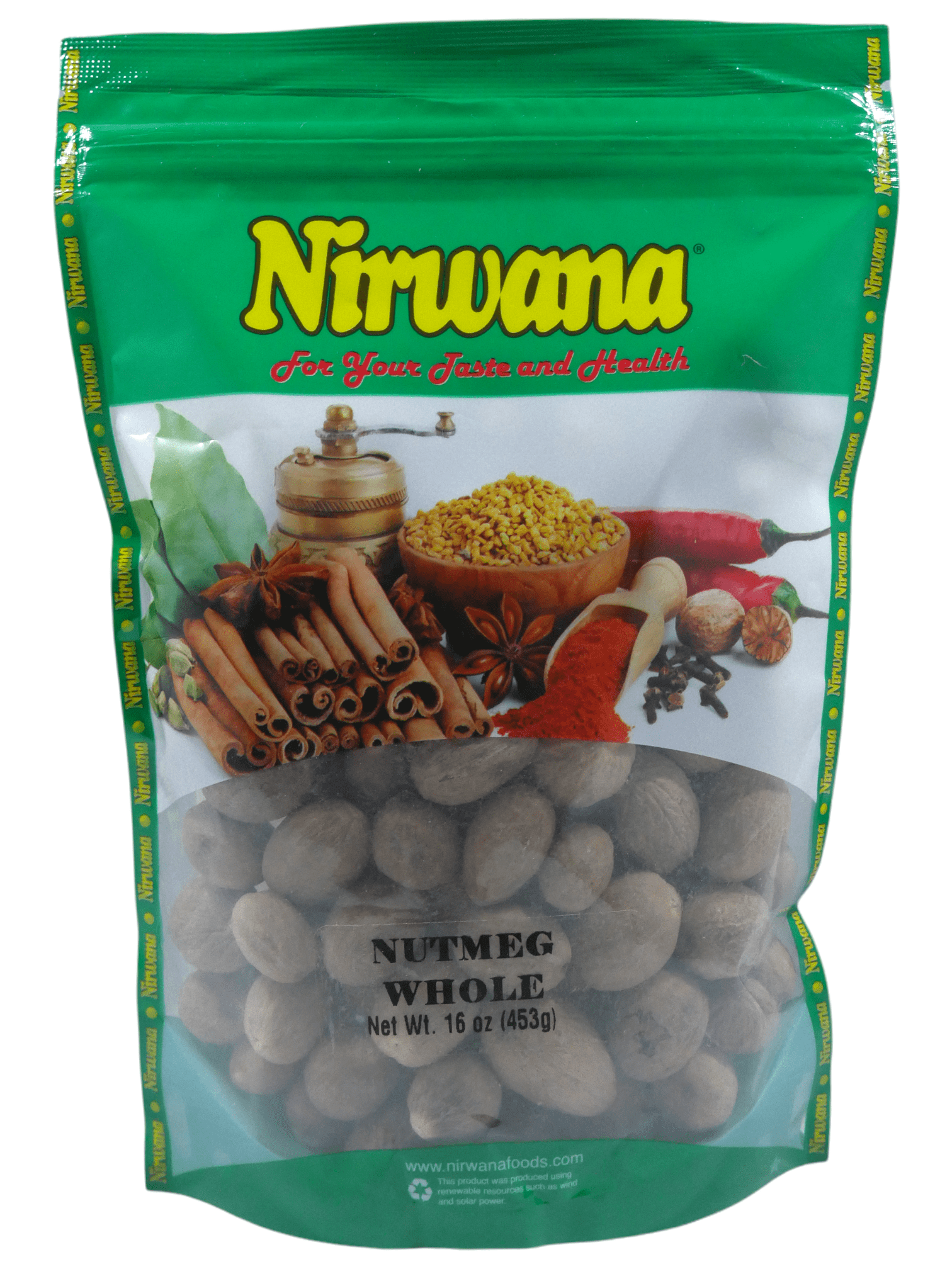 WHOLE NUTMEG 16 OZ POUCH BY NIRWANA - Walmart.com