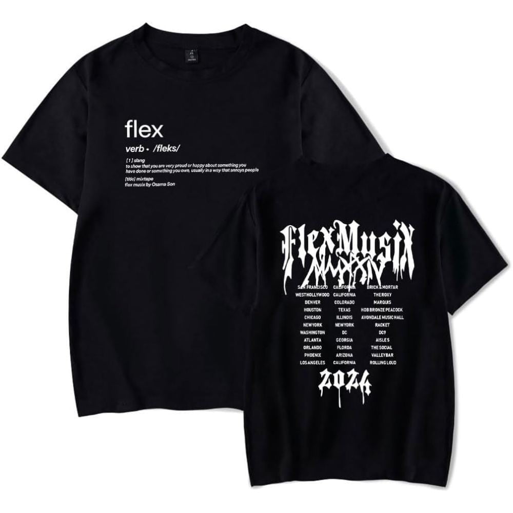 Click here for Dingcai Osamason Flex Tour 2024 Merch Short Sleeve... prices