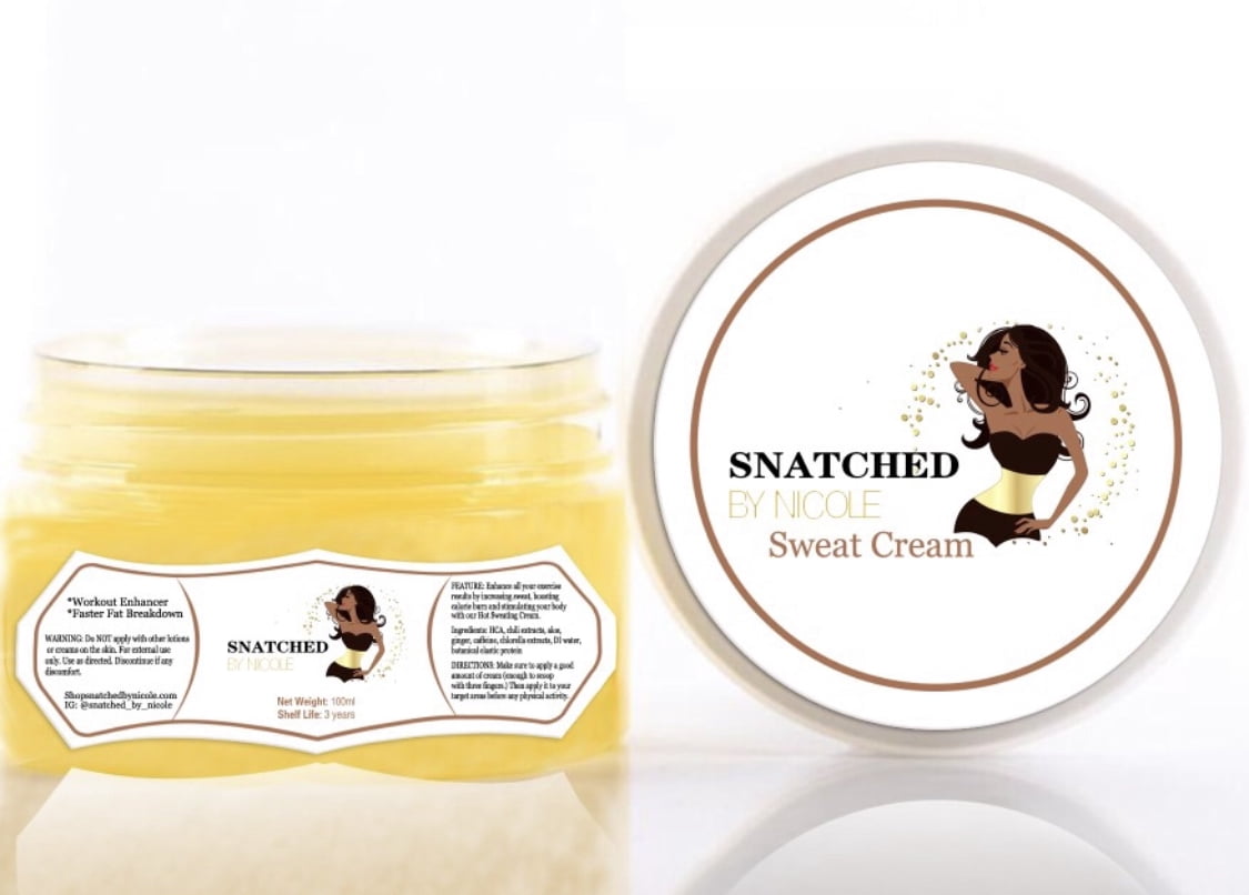 Snatched By Nicole Sweat Cream 100ml - Walmart.com