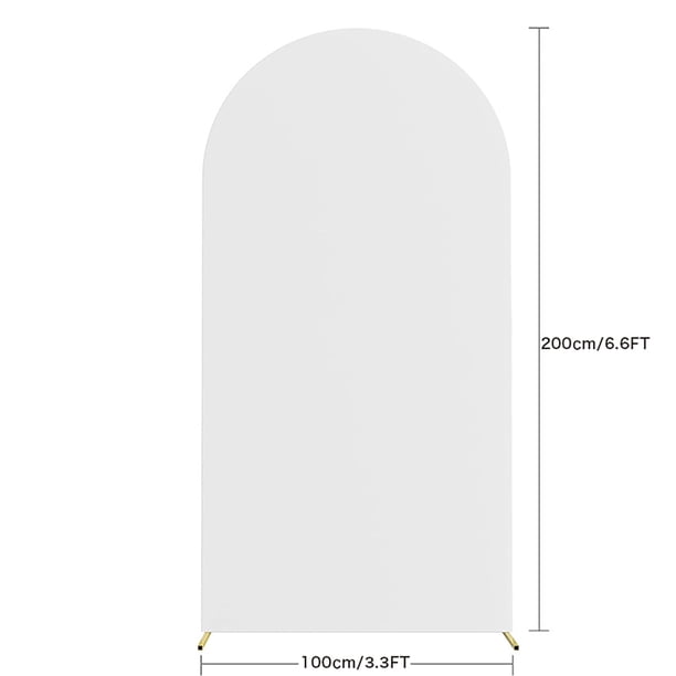 Alician Round Top Double Sided Arch Backdrop Cover For Decorating ...