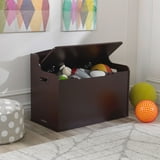 KidKraft Fill with Fun Wooden Toy Box with Safety Hinges, Espresso ...