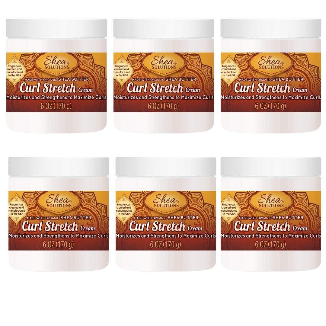 Curl Stretch Cream Made with Organic Shea Butter Moisturizes and ...
