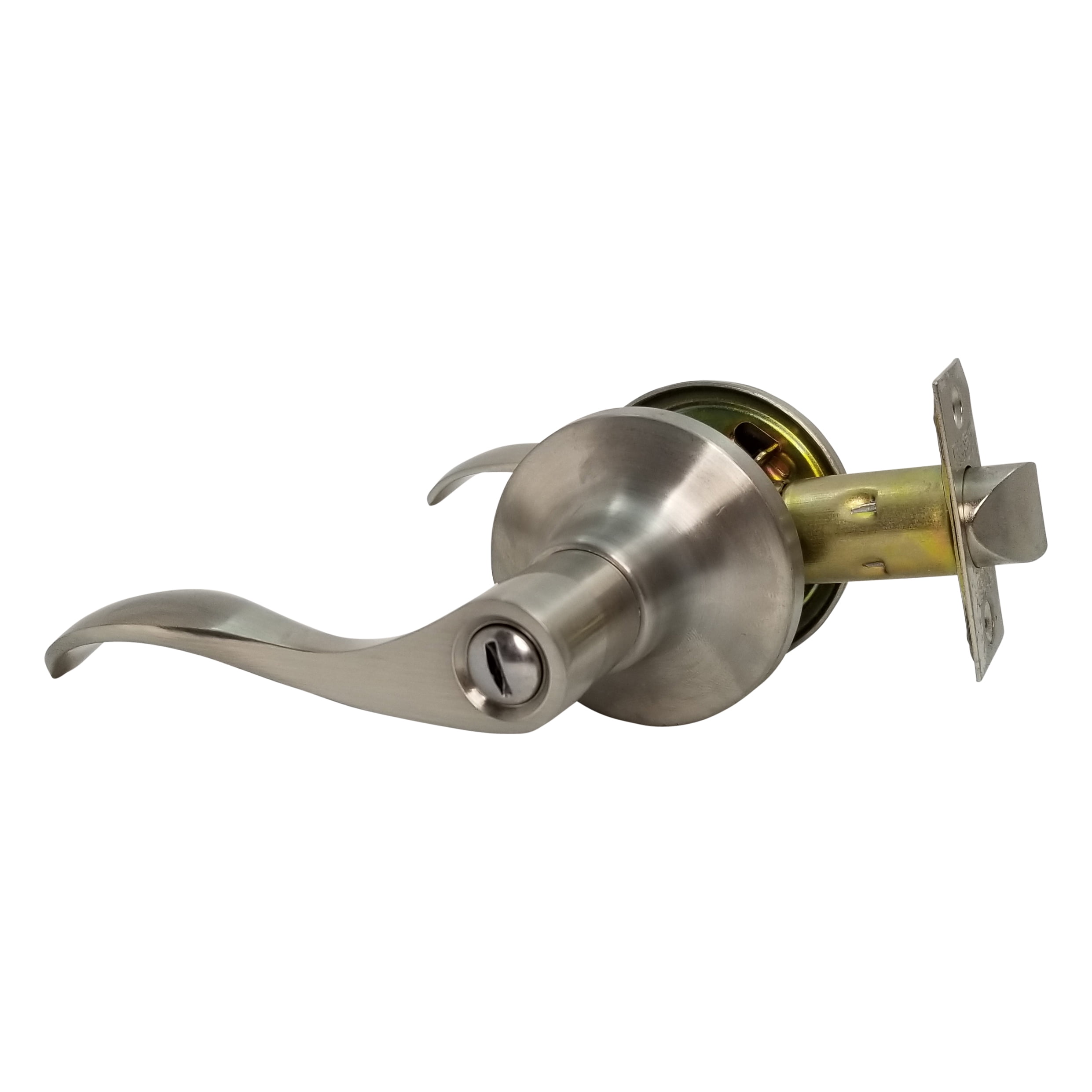 RI-KEY SECURITY Privacy Bedroom Bathroom Door Lock Lever Handle Wave ...