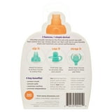 ChooMee SnakPack Starter Set, 4 CT Pouch + 2 CT Sipn Top, Orange Aqua ...