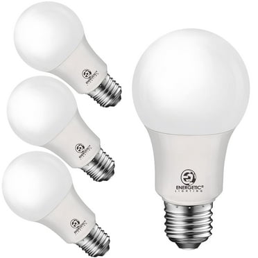 ENERGETIC A19 LED Light Bulb, 8.5 Watts(60W Equivalent), Daylight 5000K ...