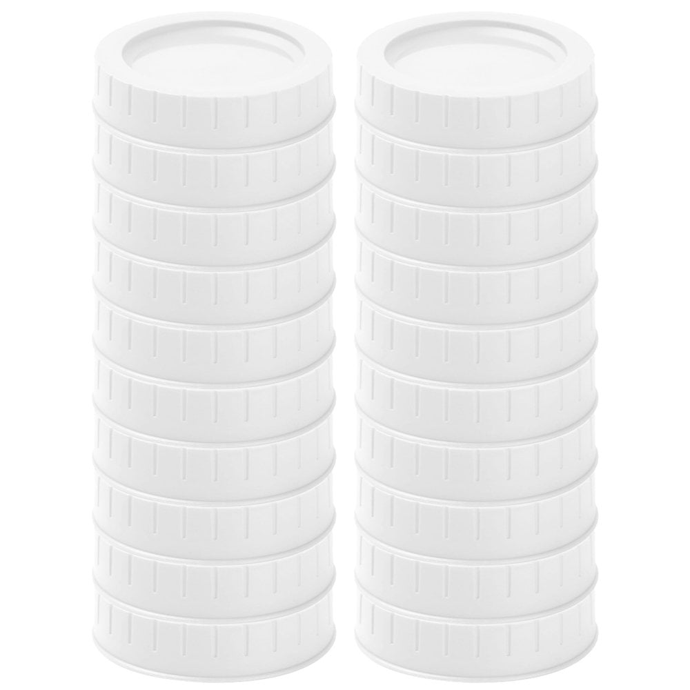 Click here for Dosaele 20pcs Plastic Mason Jar Lids Food-Grade Ma... prices