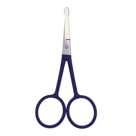 Nose Hair Scissors Rounded Tip Scissors Facial Hair Scissors Stainless ...