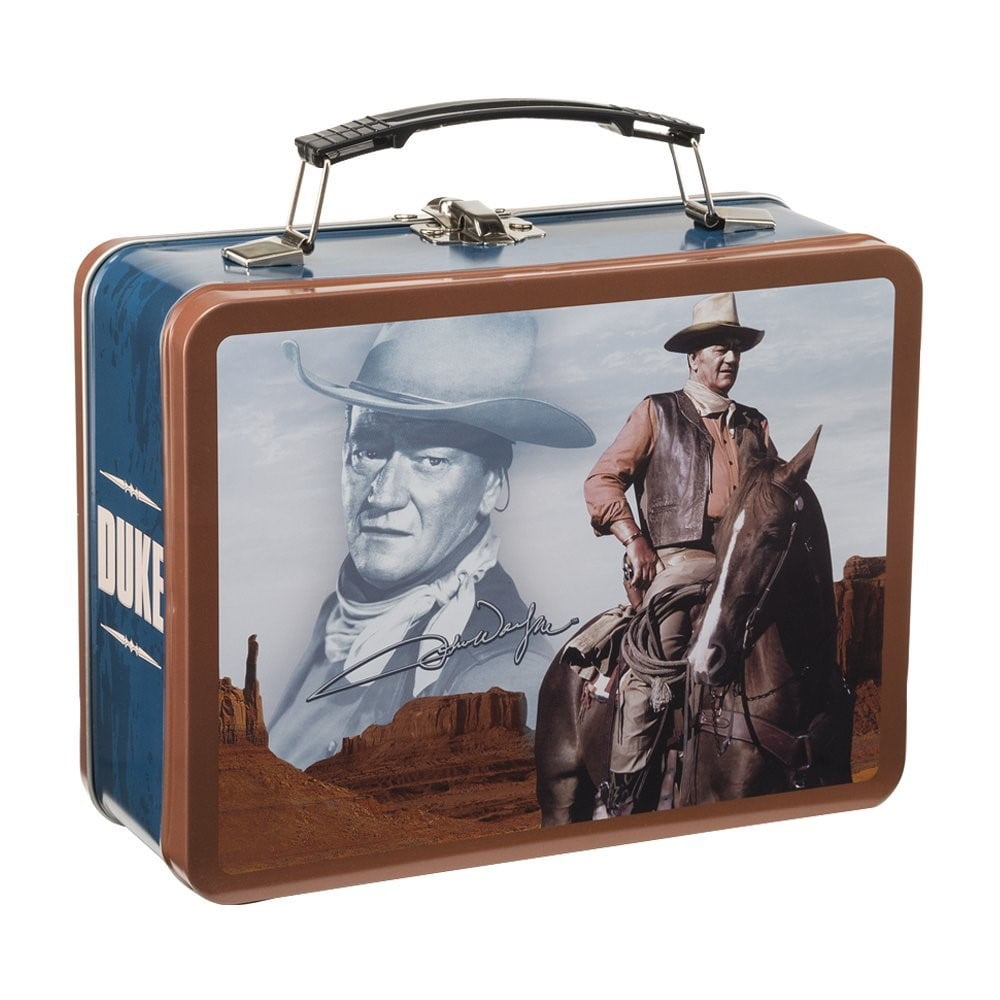 John Wayne Tin Tote Large American Legend - Walmart.com