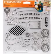 Fiskars Stamp Block Set 6"X.65"X9.25" 4pcs - Walmart.com