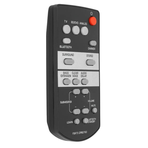 Bar Speaker Remote Control, Durable Battery Powered Soundbar Remote ...