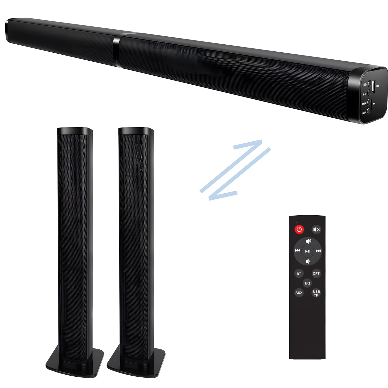 Click here for Amdohai Soundbars For Tv 2.0 Channel Bluetooth 5.0... prices