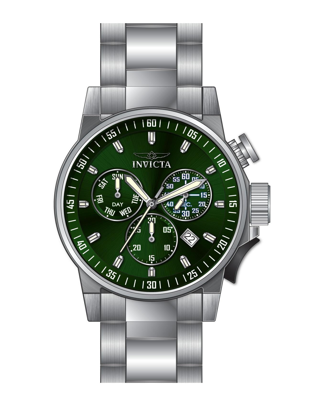 Invicta - Invicta Men's 31631 I-Force Quartz Multifunction Green Dial ...