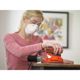 BLACK+DECKER Random Orbit Sander With Paddle Switch Actuation, Bdero600 ...