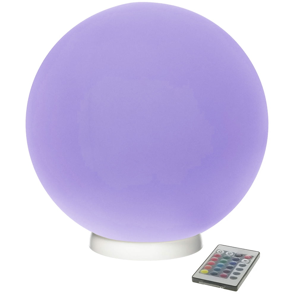 Modern Home Deluxe Floating LED Glowing Sphere w/Infrared Remote ...