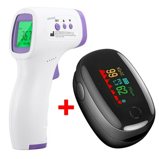 Oxímetro de pulso para dedo, Monitor portátil de ritmo cardíaco, Spo3 ...