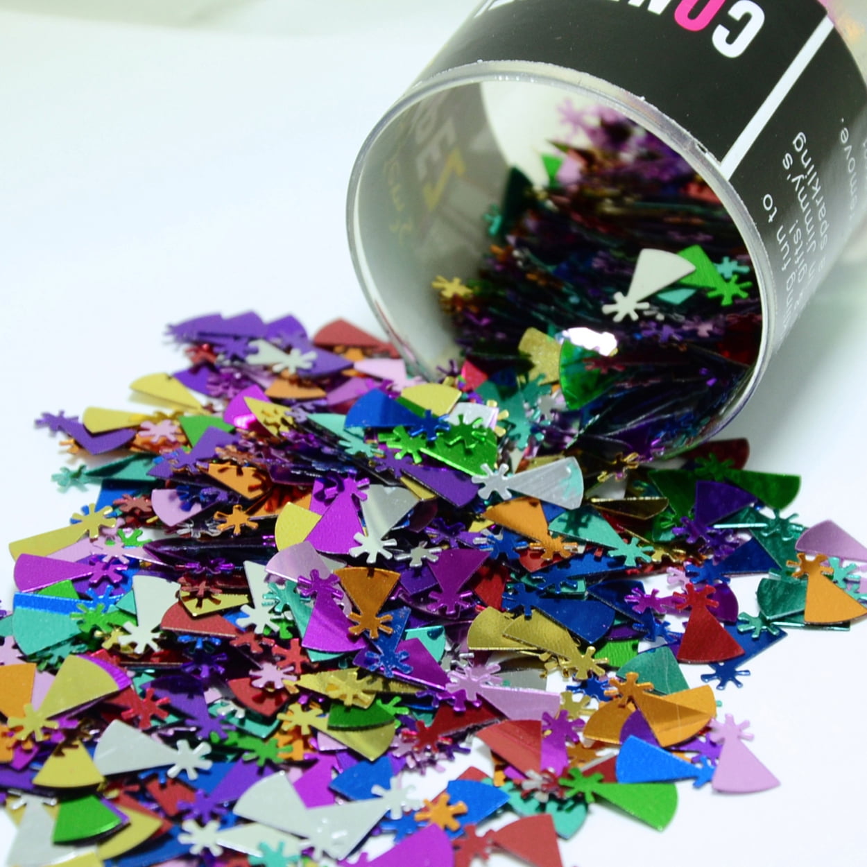 Confetti Party Hat MultiColors - Half Pound (8 oz) - CCL8659 - Walmart.com