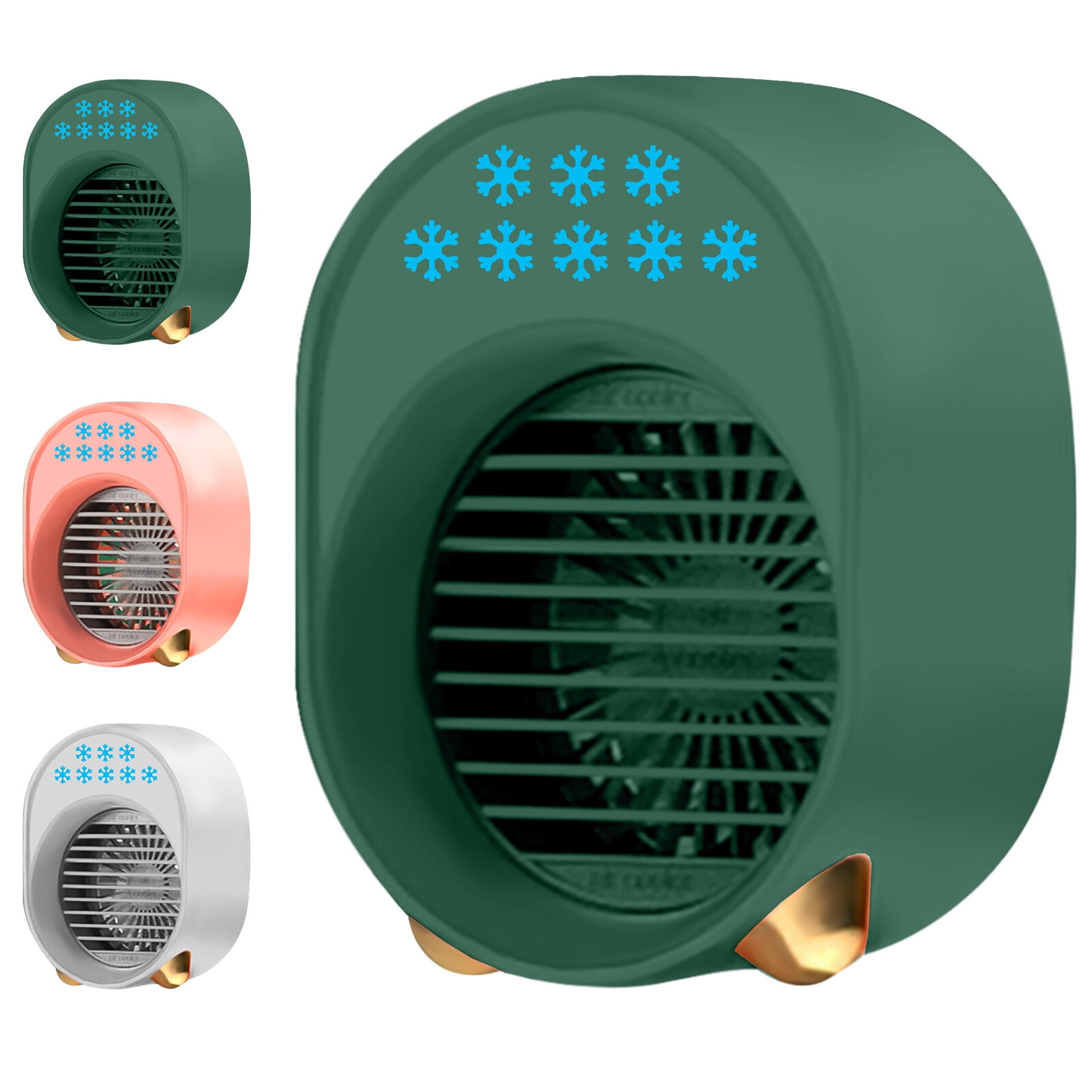 Yeacher Portable Air Conditioner Rechargeable Air Cooler Fan 3600mah ...