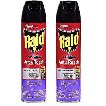 Raid® Ant & Roach Killer 26, Lemon Fresh Scent, 17.5 oz, Pack of 4 ...
