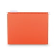 Smead Colored Hanging File Folders, Letter Size, 1/5-Cut Tab, Orange ...