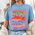 LOVETEE Comfort Colors Fish Shirt - Summer Boho Tee - Coastal Beach T ...