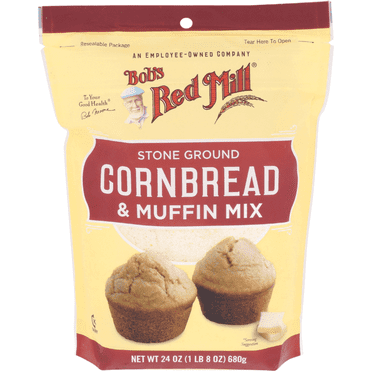 Bob's Red Mill, Cornbread Mix, Gluten Free, 20 oz Pack of 2 - Walmart.com