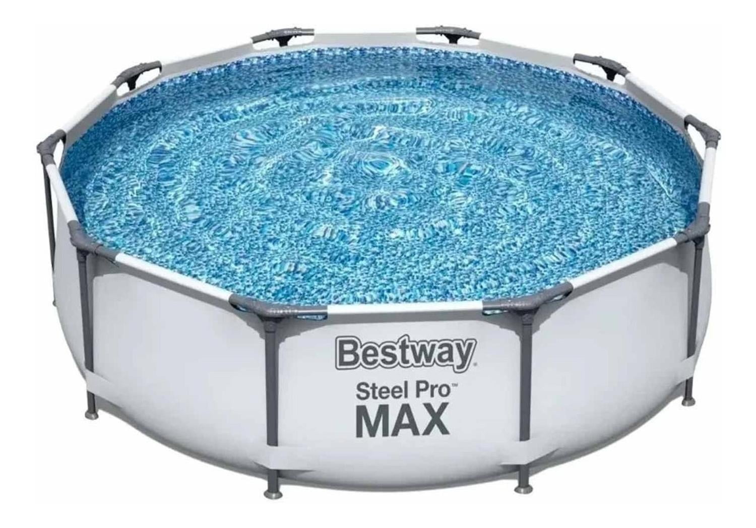 Alberca Estructural Redonda Bestway Steel Pro Max 3m Azul | Bodega ...