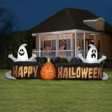 Airblown Inflatables Happy Halloween with Ghosts and Jack o' Lantern ...