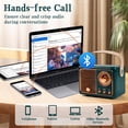 IYFFDFE-Mini Retro Speaker, Vintage Decor, Portable Wireless Bluetooth ...