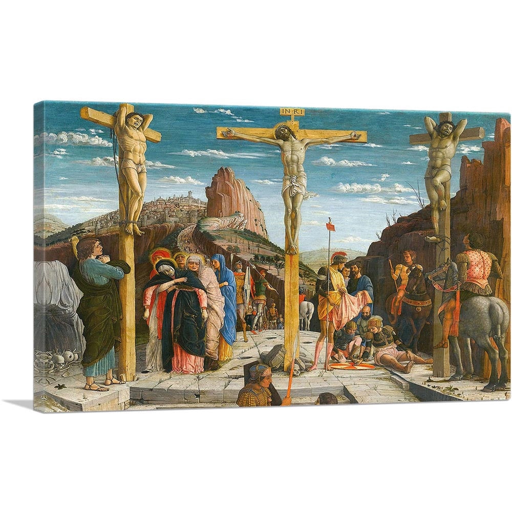 ARTCANVAS Calvary Central Predella Panel From St. Zeno Of Verona ...