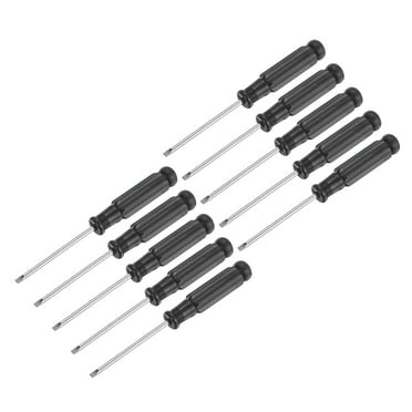 Mini Slotted Screwdriver, 3.0mm Flat Head with NonSlip Handle for Small ...