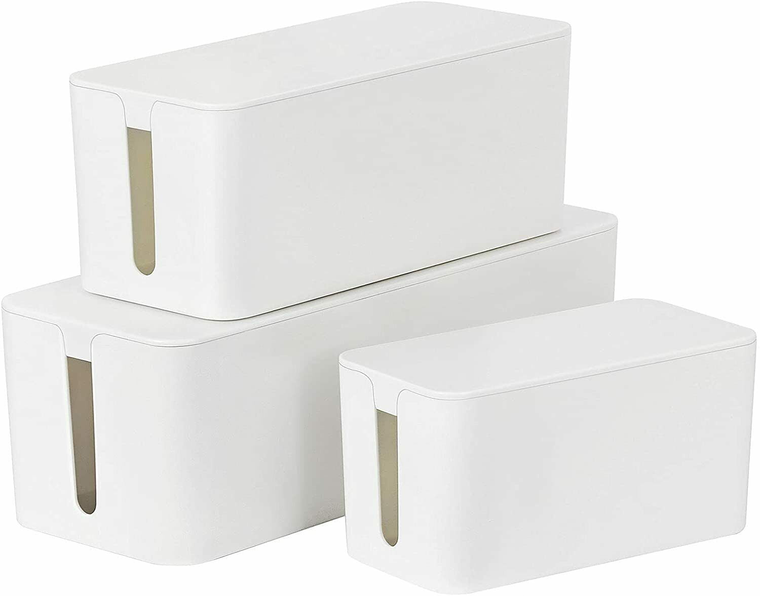 NEX Cable Management Boxes Organizer to Hide Wires & Power Strips ...