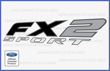 Super Duty FX2 Sport Decals Truck Stickers Black for Ford F150 - FB ...