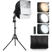EMART 16×16" Professional Softbox Lighting Kit, 3000K-6000K 85W LED ...