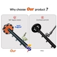 23INCH 2-in-1 Pressure Washer Surface Power Attachment with 7 Nozzles ...