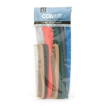 Conair THE CURL COLLECTIVE™ Assorted Combs, Black, 3 Count - Walmart.com
