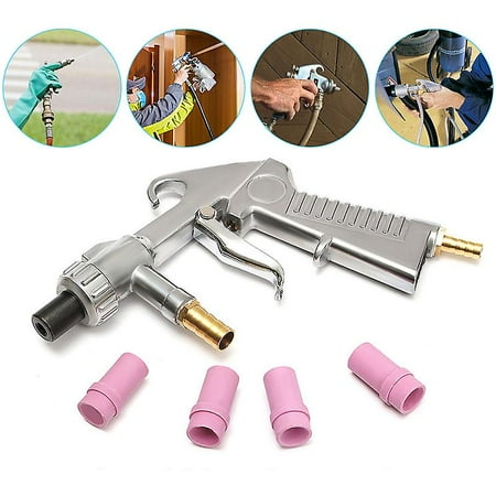 Sandblaster Pneumatic Sandblasting Gun Kit, Sandblasting Gun Kit With 4 ...