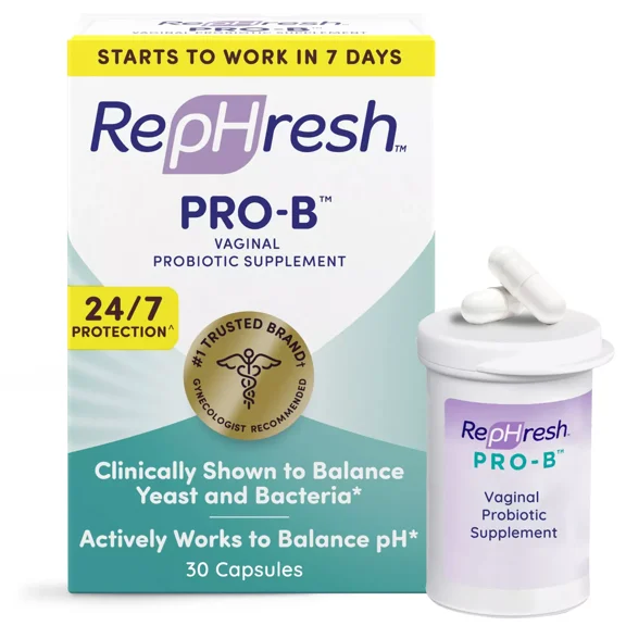 RepHresh Pro-B Probiotic Feminine Supplement, Promotes Female Health ...